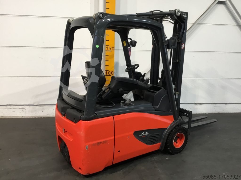used Electric 3-wheel forklift Linde E18–02 for sale
