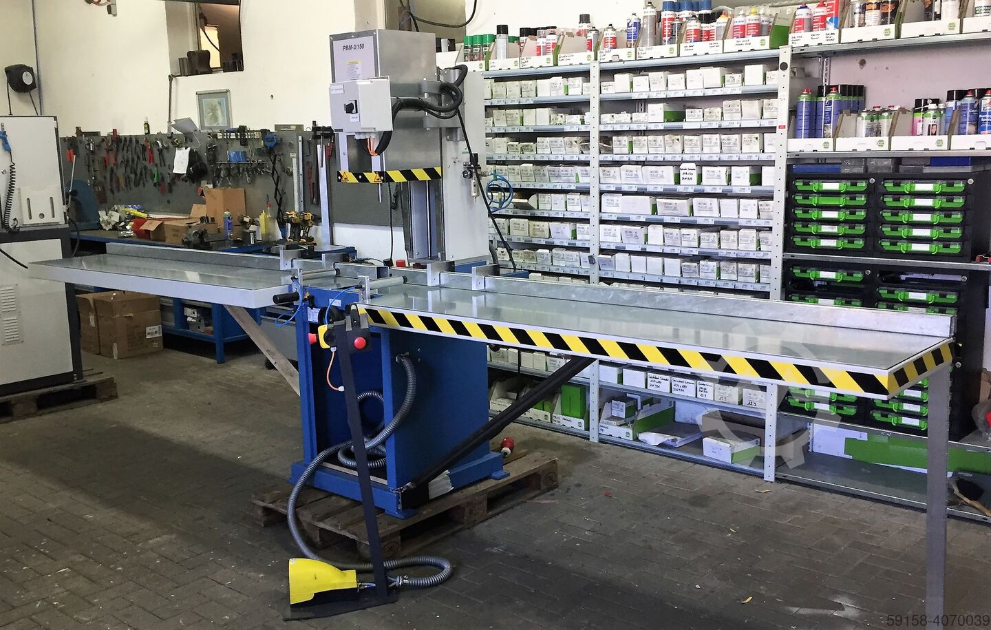 new Column drilling machine, pallet drilling machine MTI-Maschinenbau ...