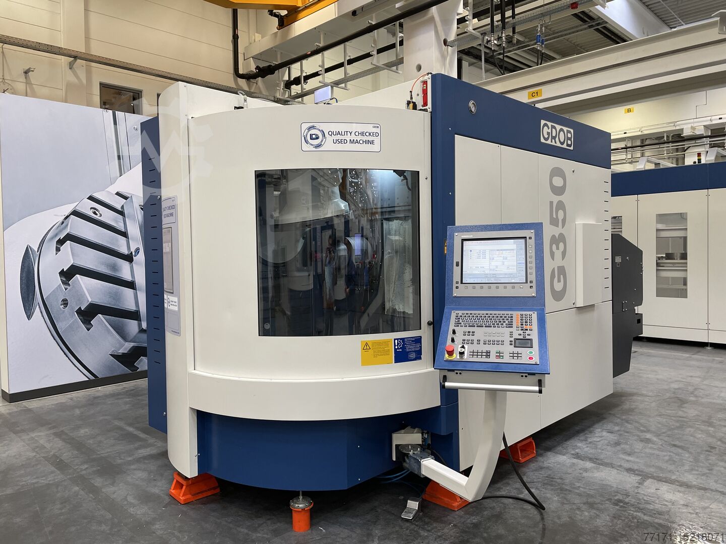 used 5-Axis Universal Machining Center GROB-WERKE G350 for sale ...