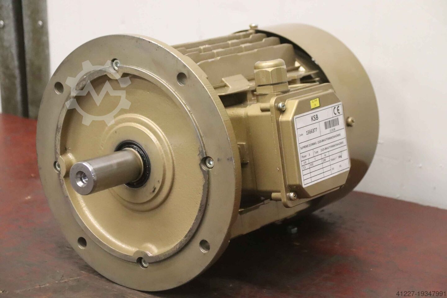 used Electric motor 7.5 kW 1500 rpm KSB-SuPremE 132S-BWA7F3NNWDWAZKS ...