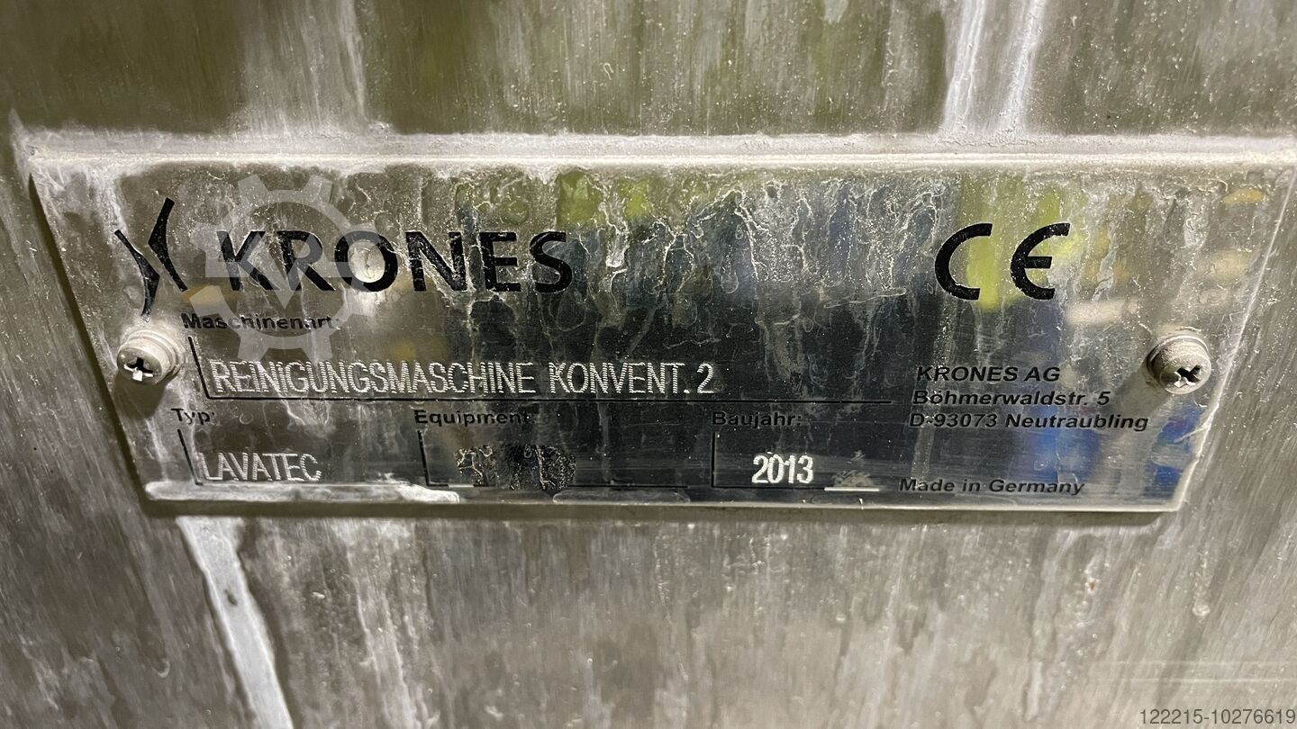 Krones Lavatec Bottle Washer (2013) Krones Flaschenreinigungsmaschine ...