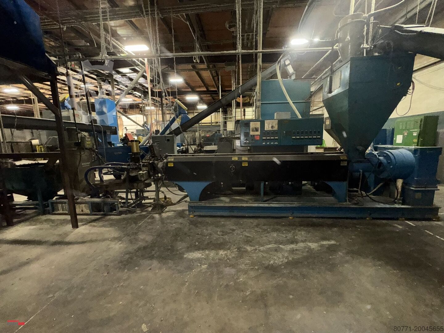 used Extruder with Berringer water ring Pelle Polystruder Extruder for sale