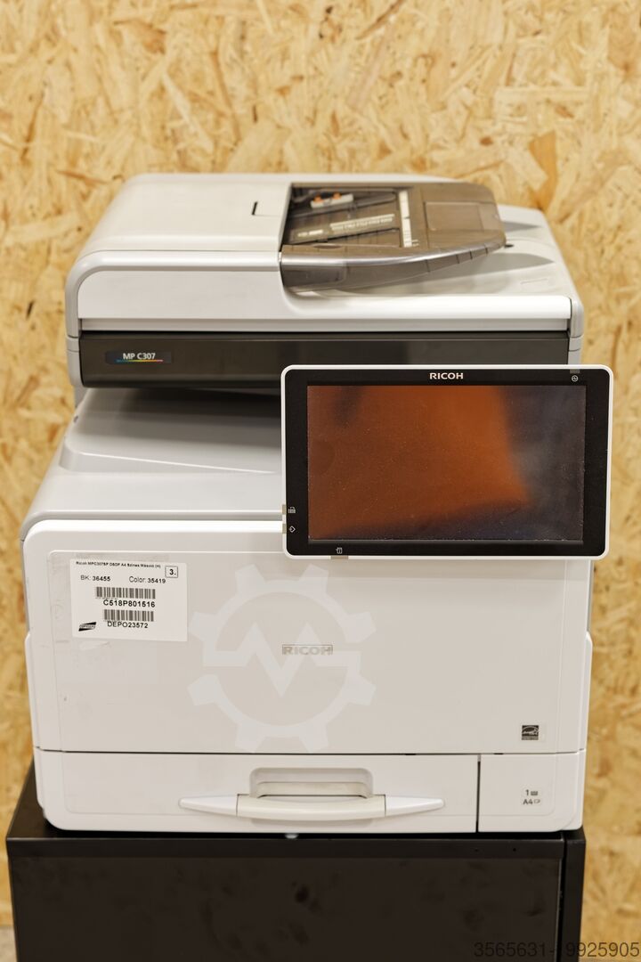 used Office copier Ricoh MPC307SP for sale