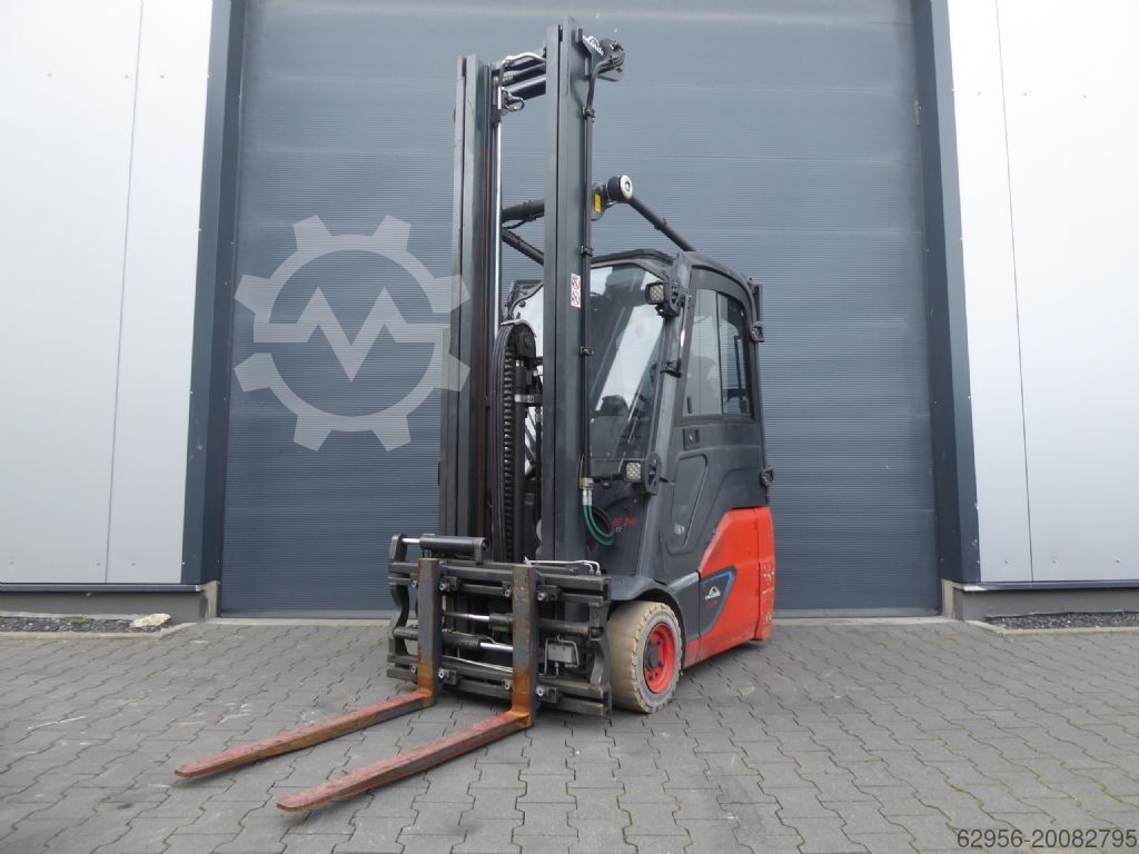 used Electric 3-wheel forklift Linde E14-02 for sale