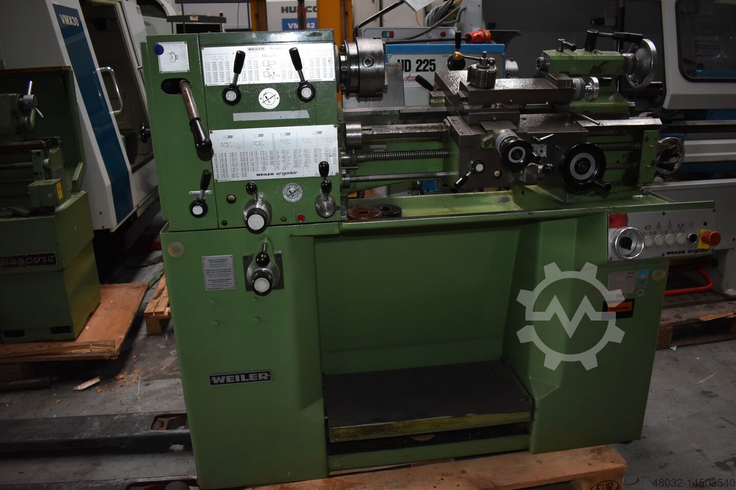 Lead/traction spindle lathe Weiler Ergodor used for sale - Werktuigen
