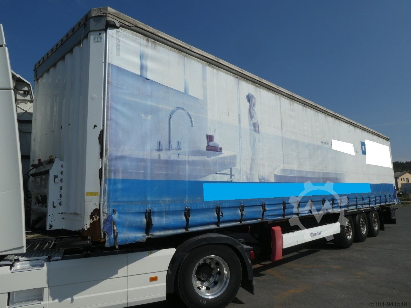 used Flatbed + tarpaulin Krone SD for sale - Werktuigen