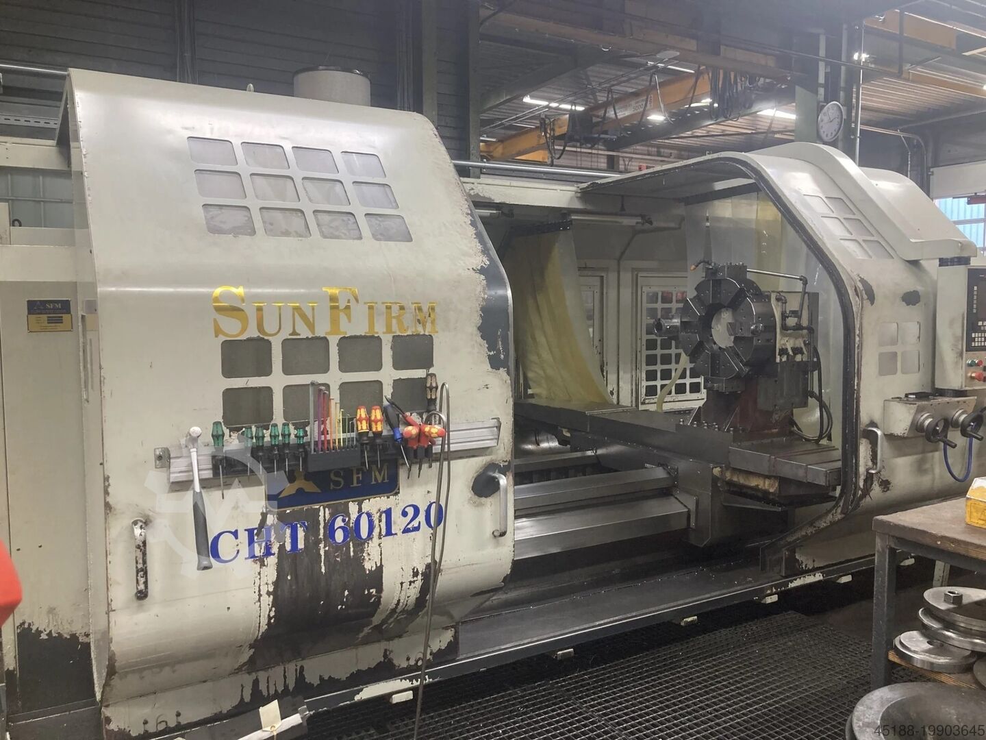 used Cnc lathe SFM CHT-60 for sale