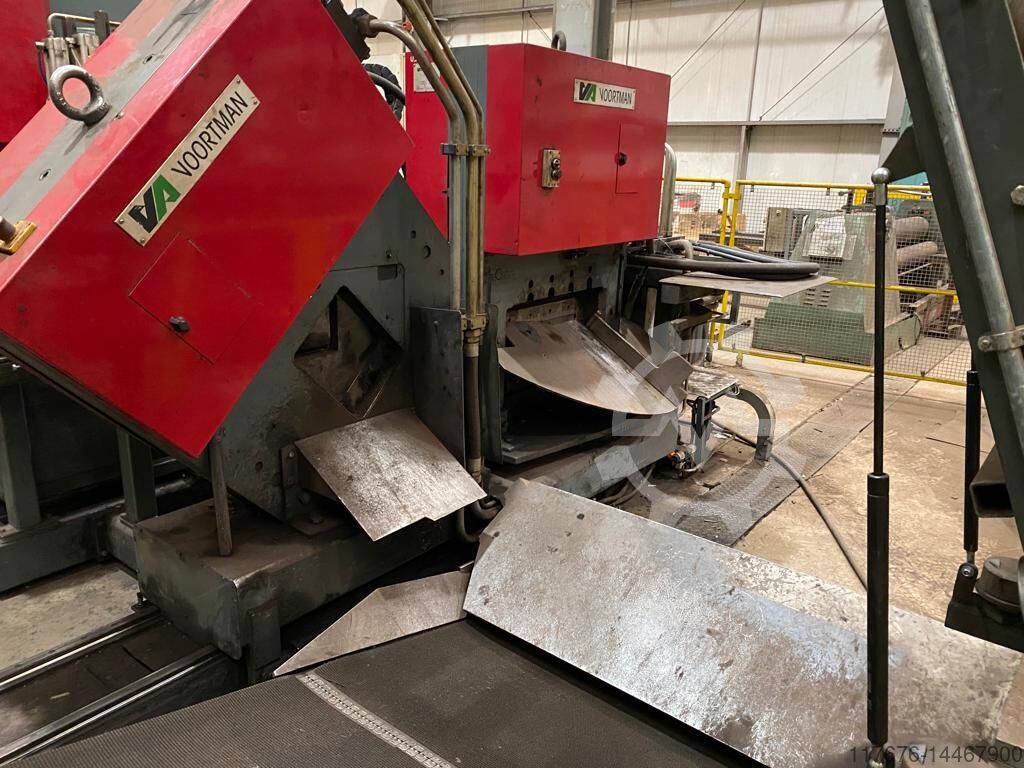 used CNC FLAT BAR AND ANGLE PUNCH / SHEAR VOORTMAN V550-4 for sale