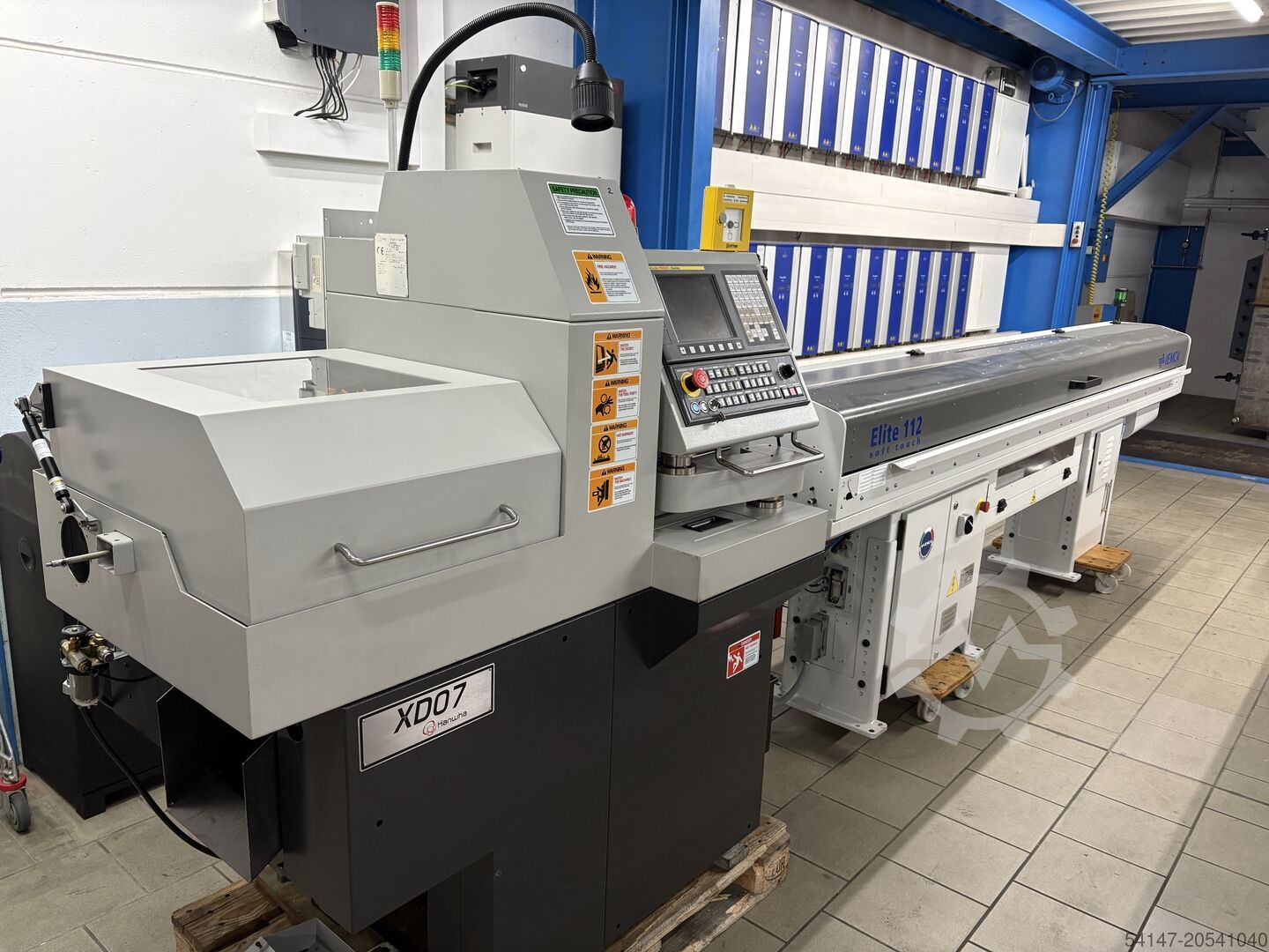 used Automatic bar machine HANWHA XD07 for sale