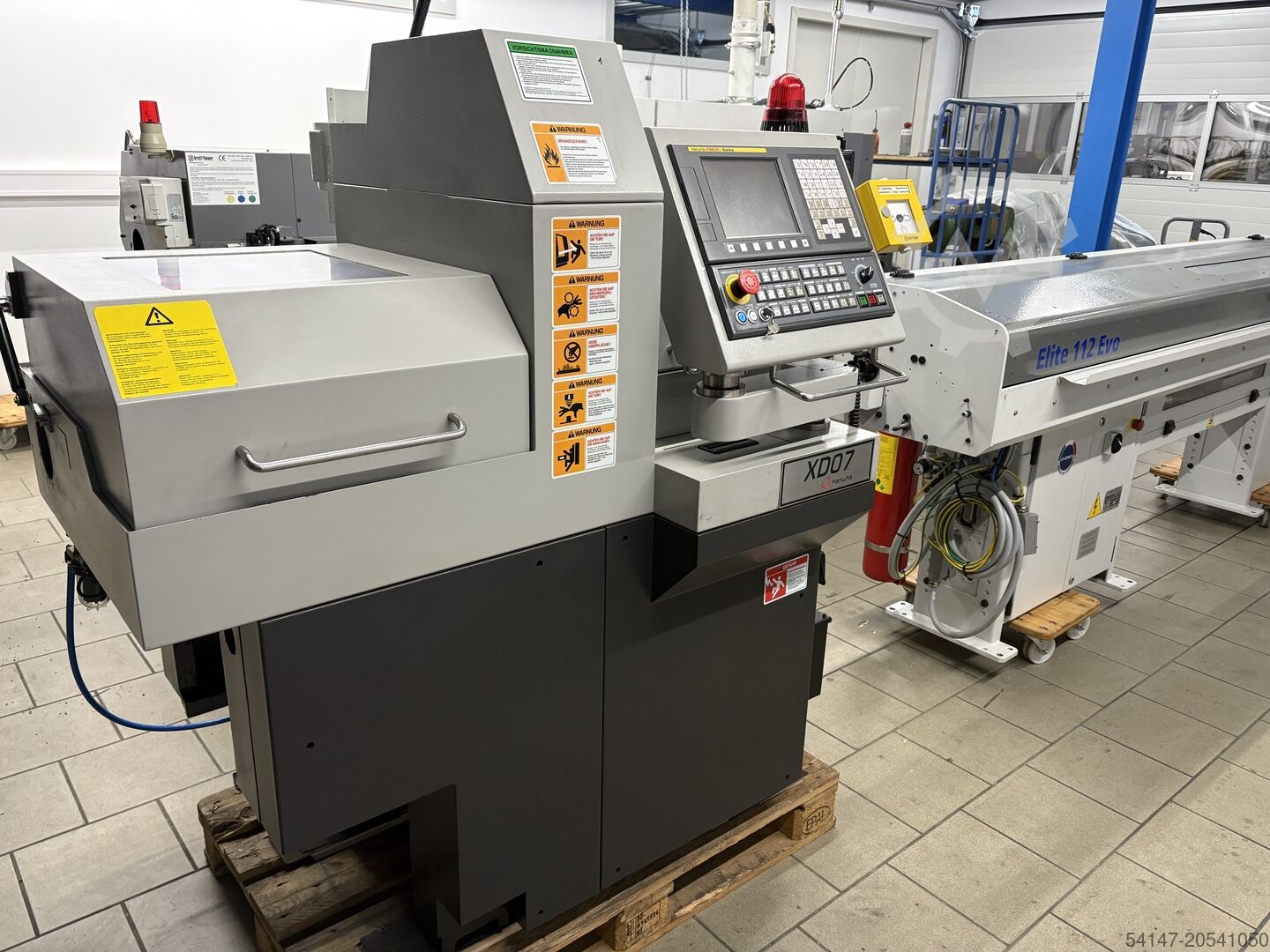 used Automatic bar machine HANWHA XD07 for sale