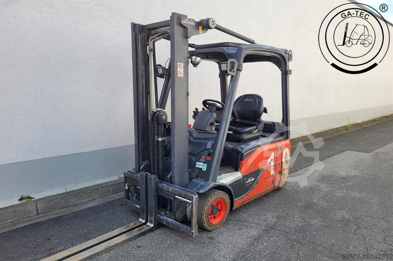 Electric 3-wheeler Linde E16-02 used for sale - Werktuigen