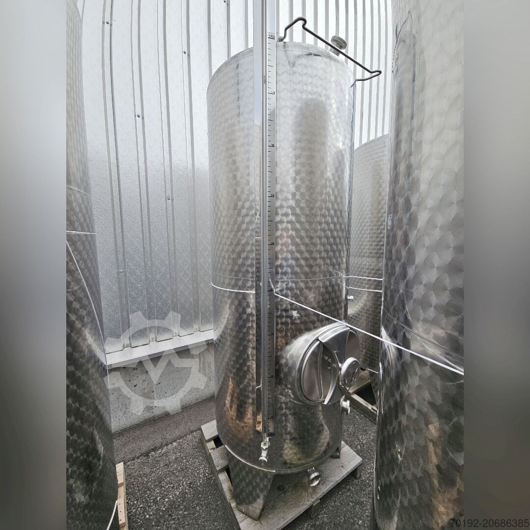 used Brand new 1000 liter fermentation/storage tank made of V2A ...