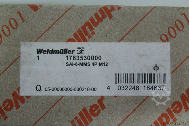 Sensor-actuator distributor Weidmüller SAI-8-MMS4PM12 used for sale ...