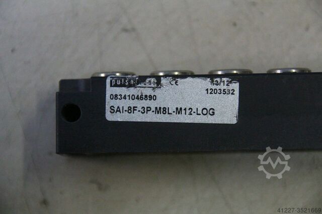 used Sensor-actuator distributor Pulsotronic SAI-8F-3P-M8L-M12-LOG for ...